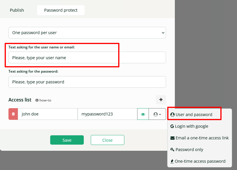How to password protect a flipbook